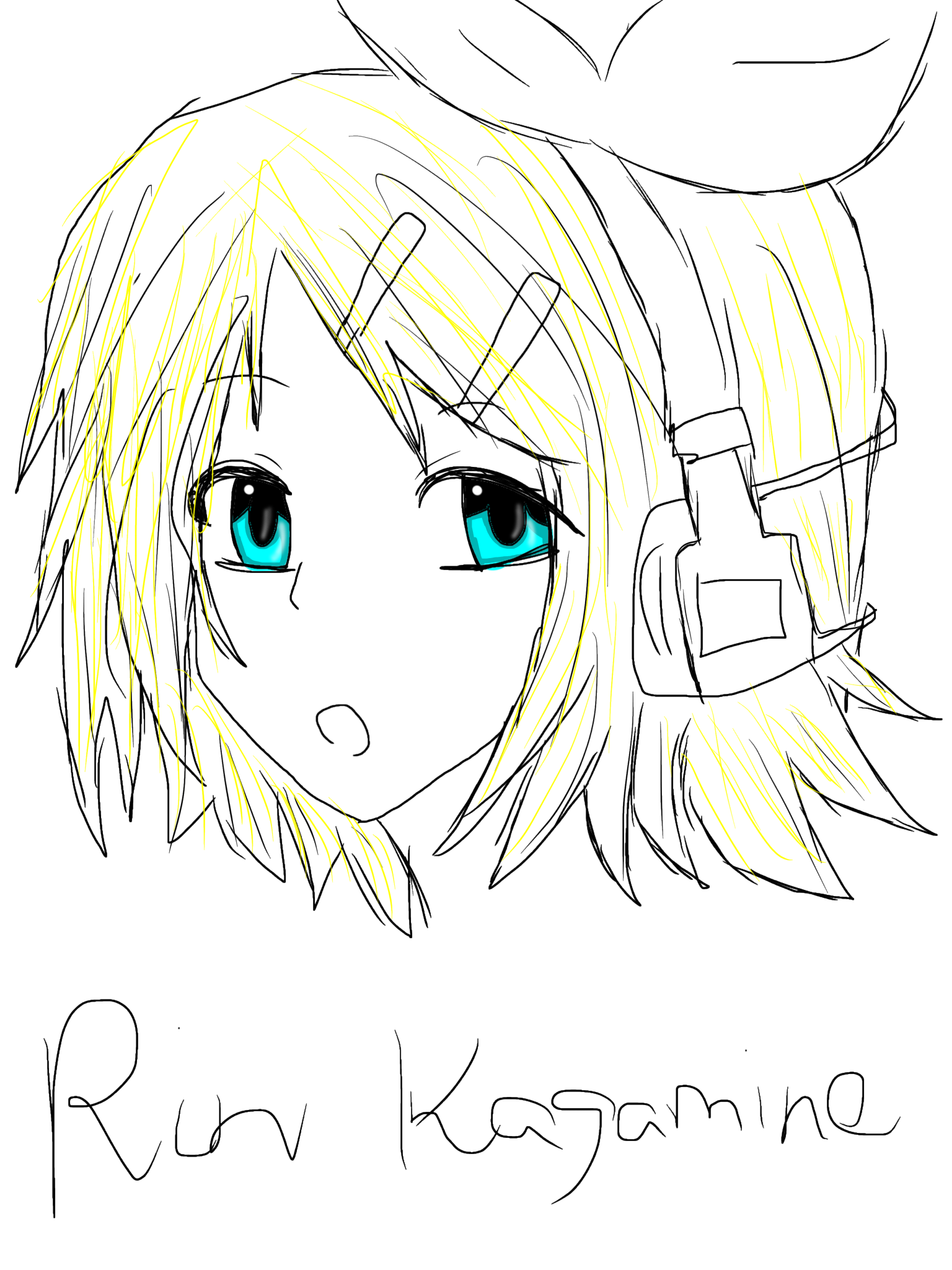 Rin Kagamine Sensilla - ibisPaint