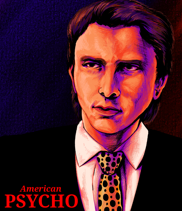 AMERICAN PSYCHO fan art - ibisPaint