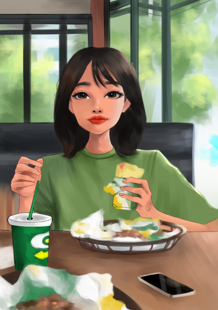 Cartoon Girl - ibisPaint