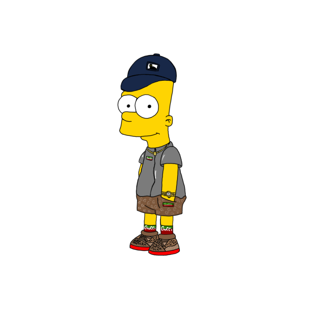 Bart simpsom alucin - ibisPaint