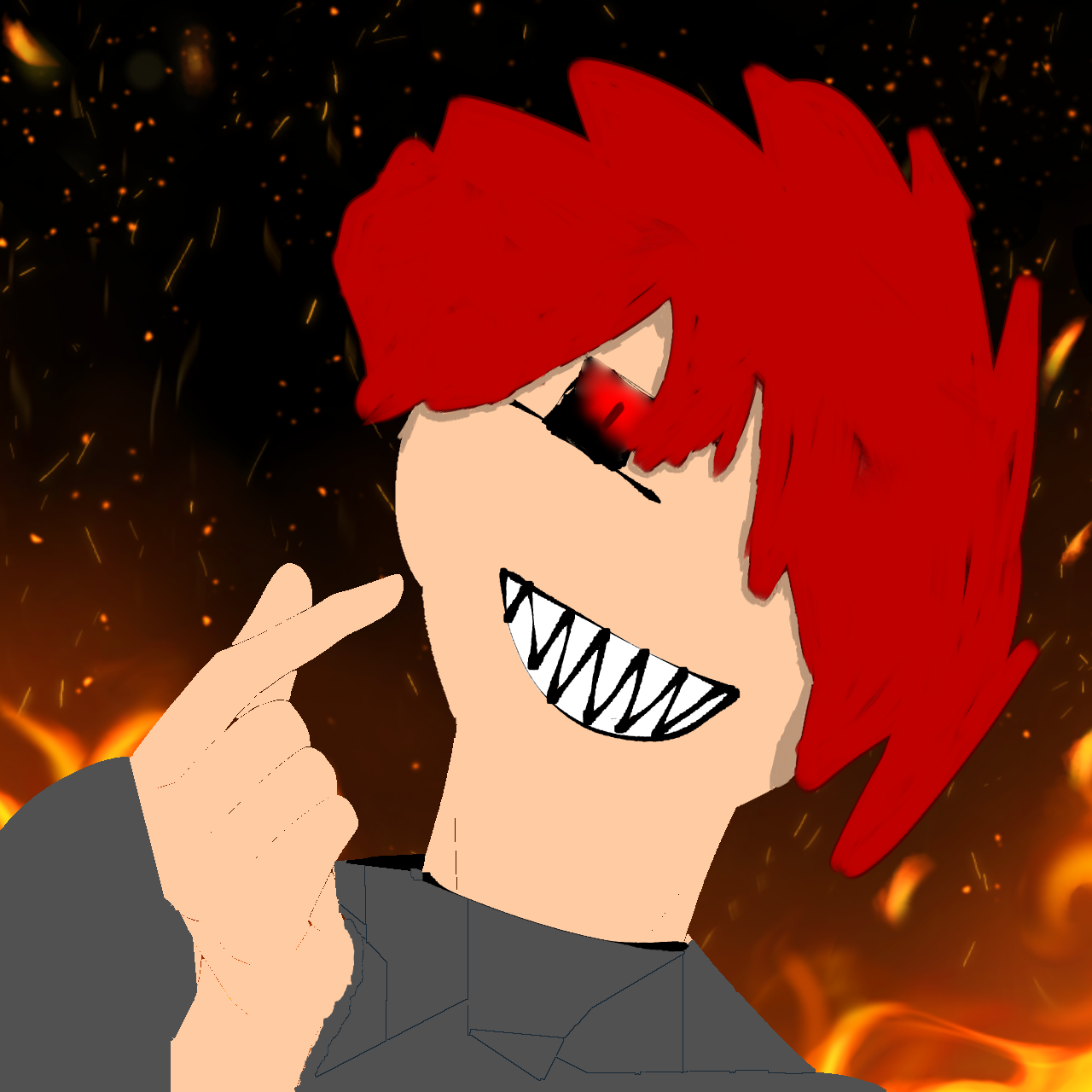 Fire demon - ibisPaint