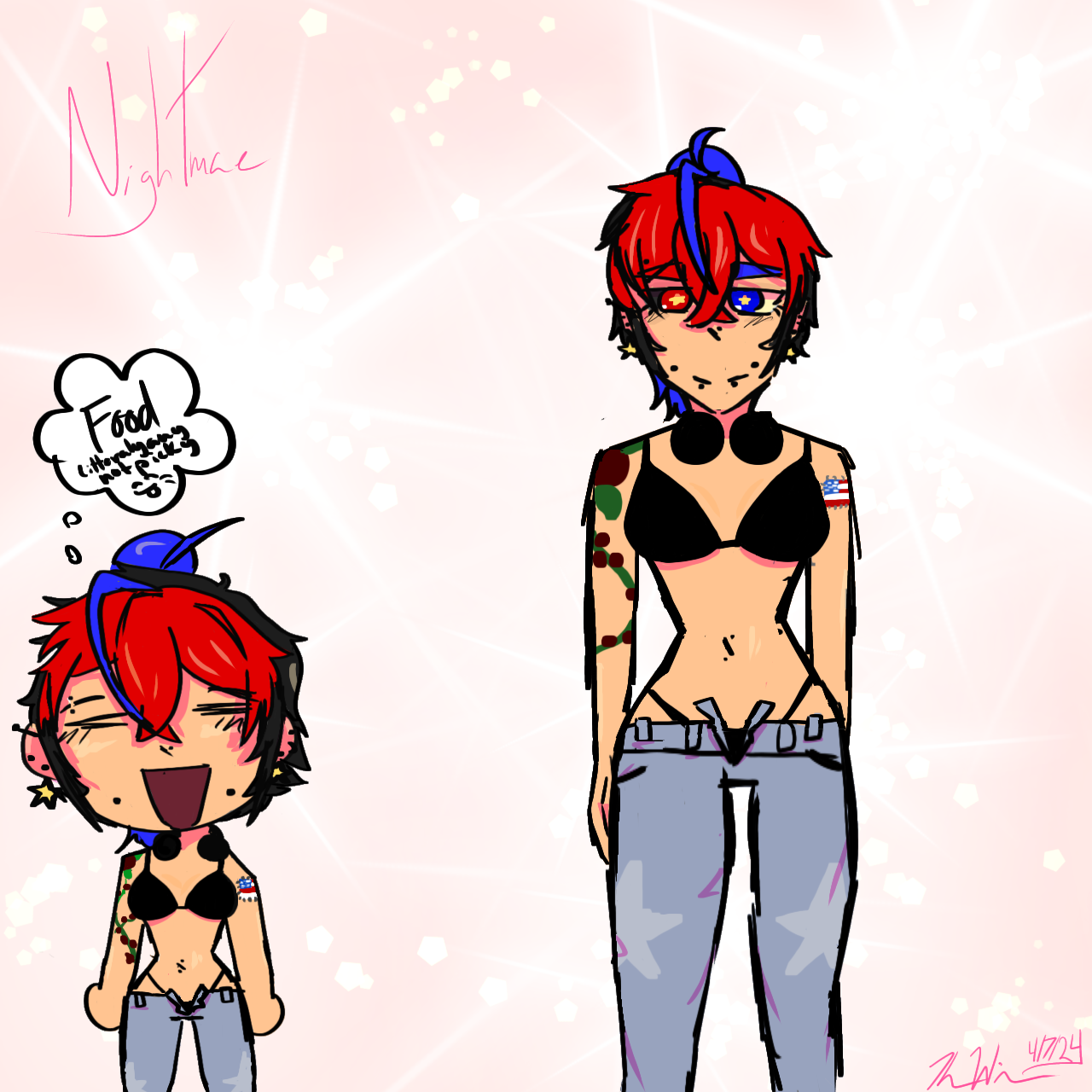 My OC! Or Nightmare - ibisPaint