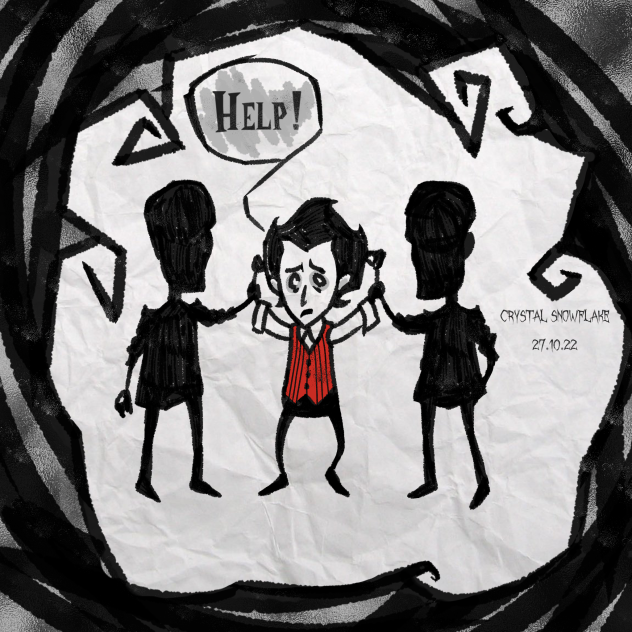 Don't Starve l MaxWil l Shadow Puppet - ibisPaint