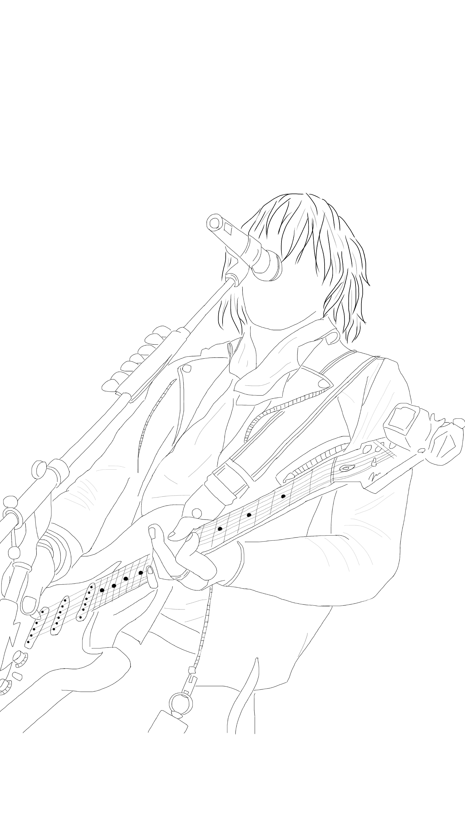 Ross Lynch Outline - ibisPaint