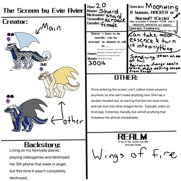 The Screen Character Sheet - ibisPaint