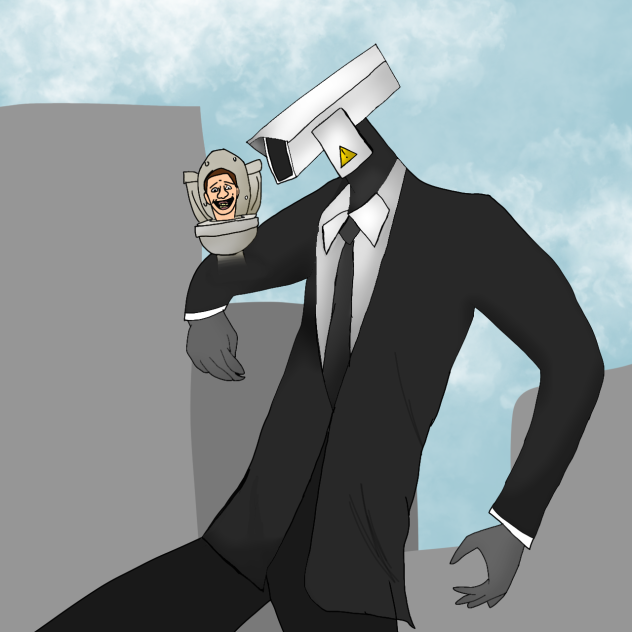 camera man skibidi toilet - ibisPaint