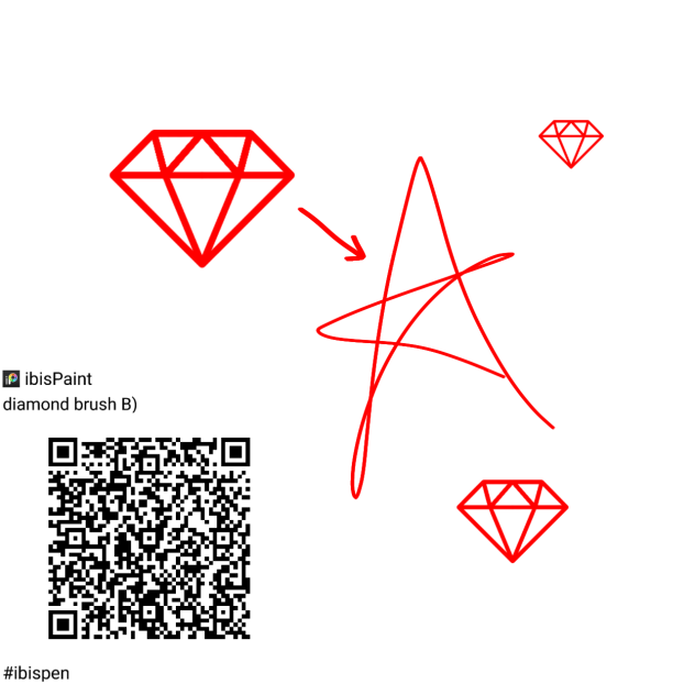 RANDOM DIAMOND BRUSH! - ibisPaint