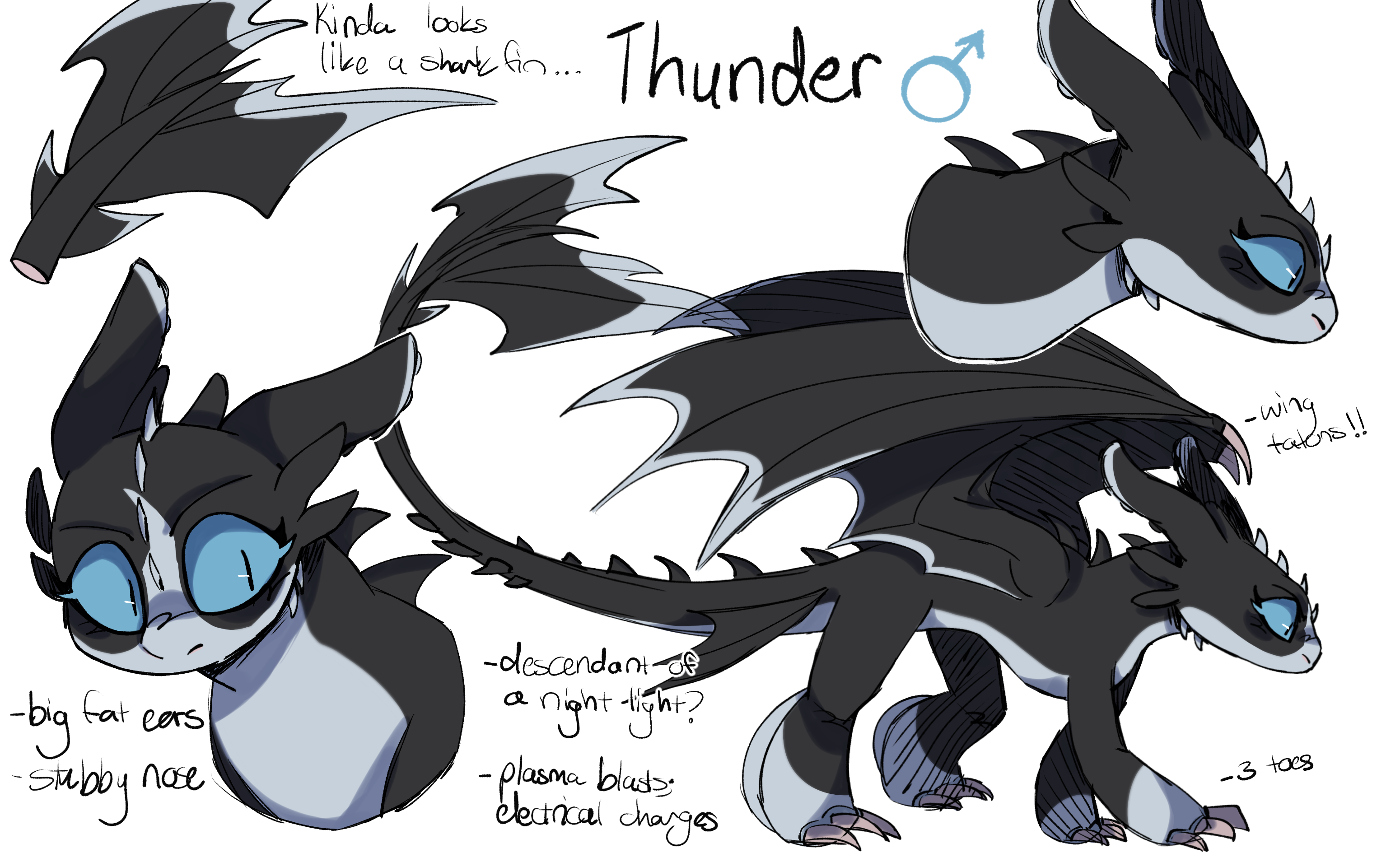 Thunder- redesign - ibisPaint