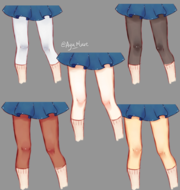 Knee coloring practice - ibisPaint