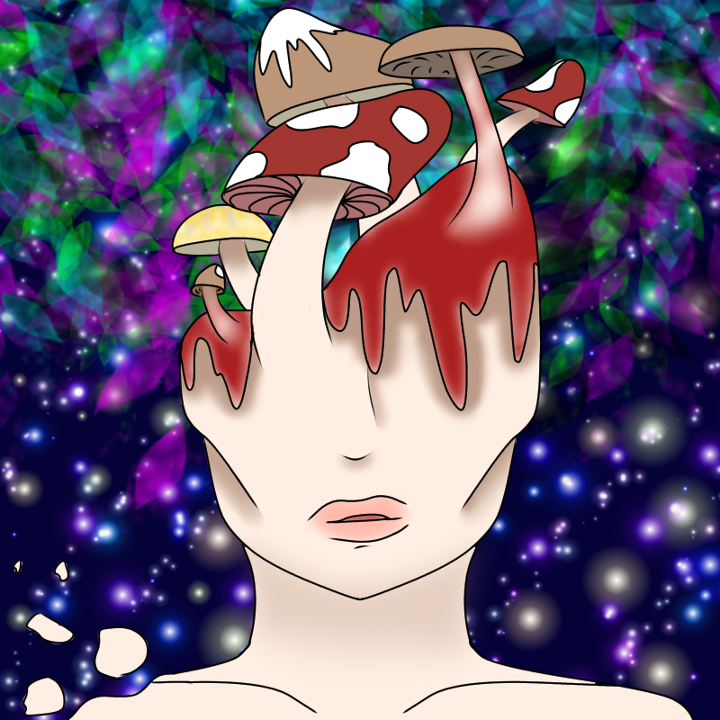 Shrooms in my head - ibisPaint