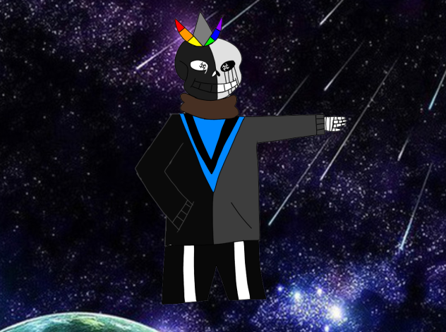 vẽ king multiverse sans tặng thằng bạn - ibisPaint