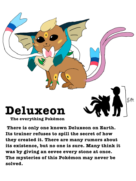 Deluxeon- A Fakemon by me - ibisPaint