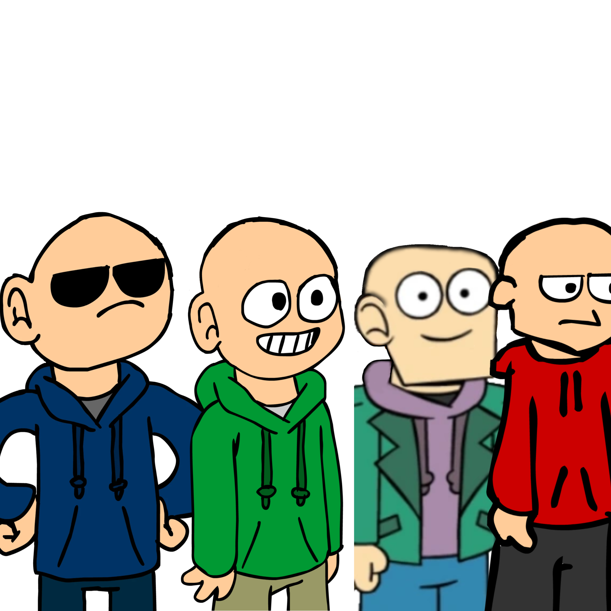 I made them bald - ibisPaint