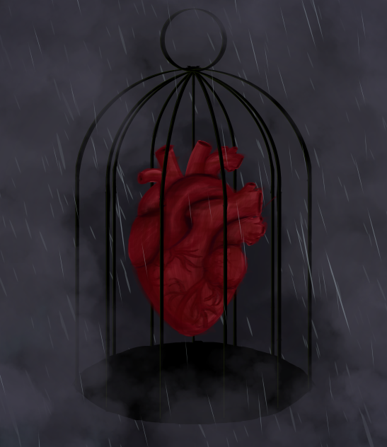 Heart in a cage - ibisPaint