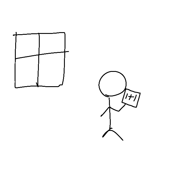 stickman and the window - ibisPaint