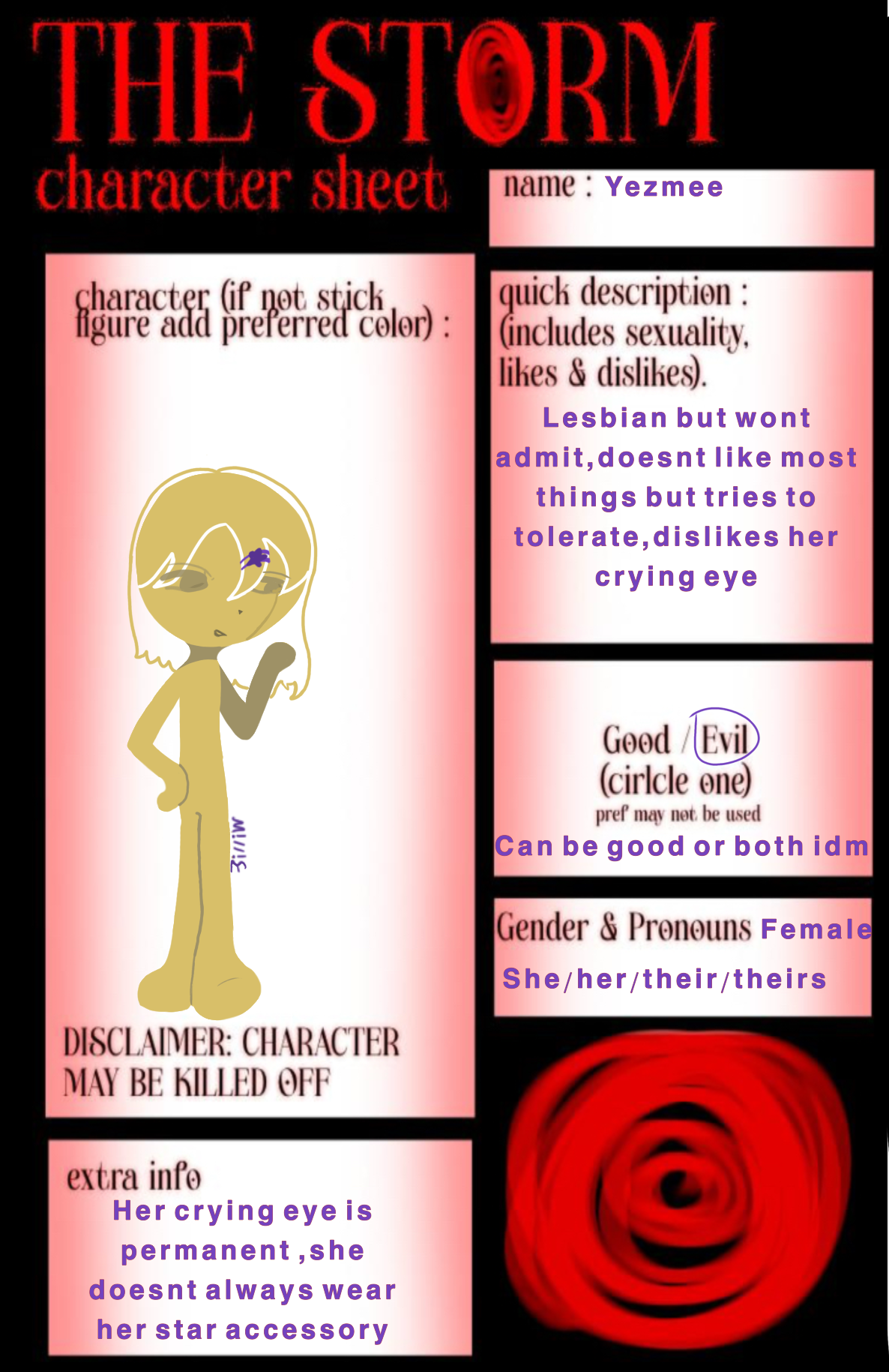 The storm oc - ibisPaint