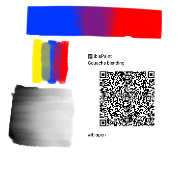 Gouache blending - ibisPaint