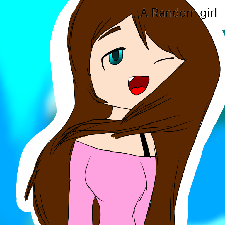 A Ramdom girl - ibisPaint