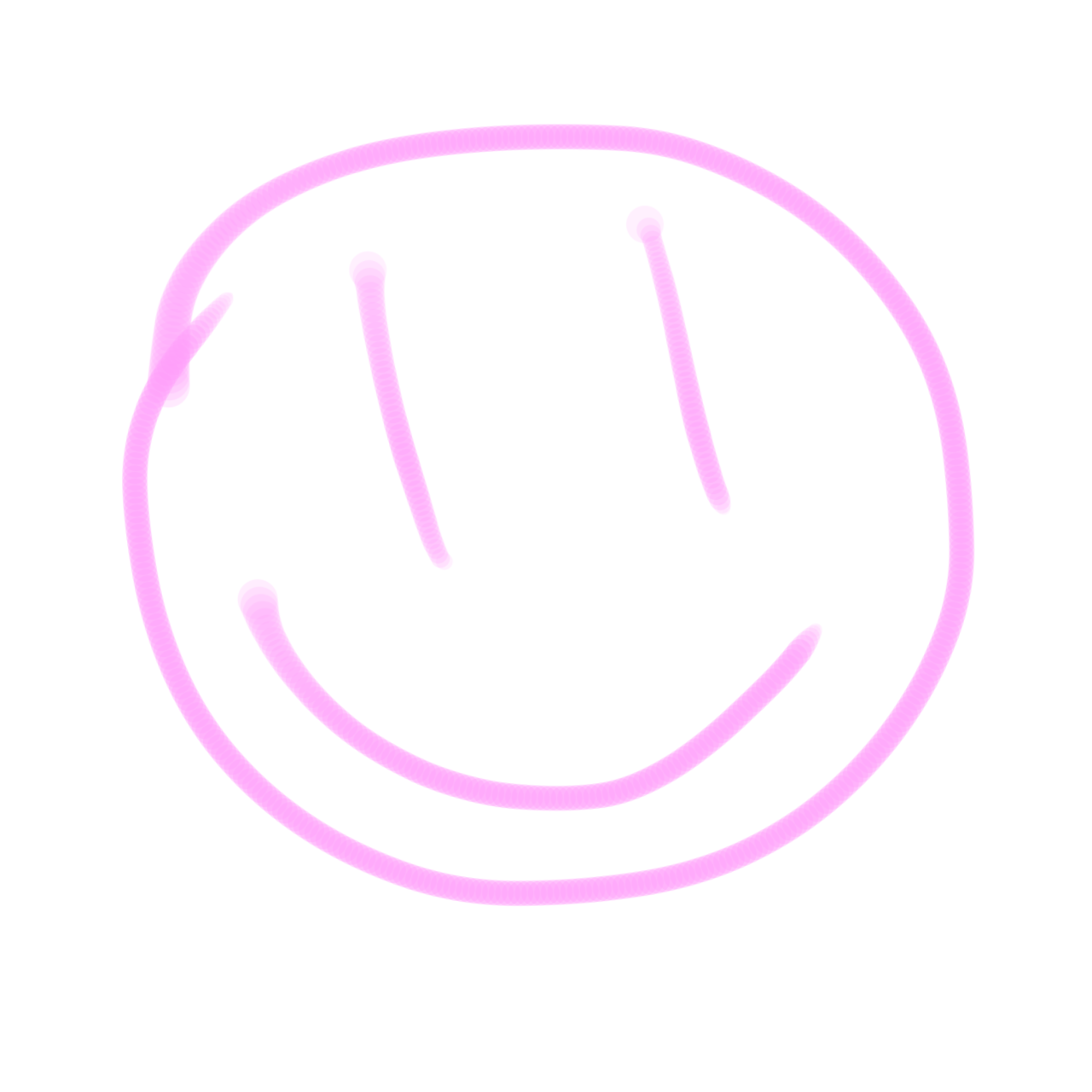 Make this smiley face famous - ibisPaint
