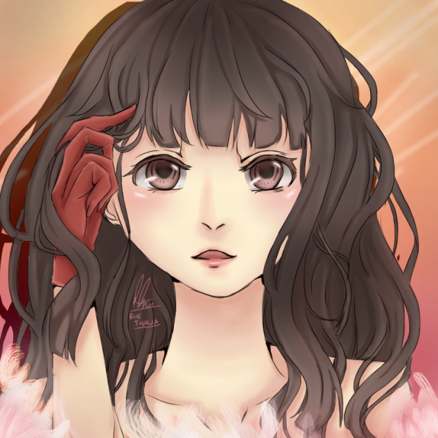 Her red Glove -.- - ibisPaint