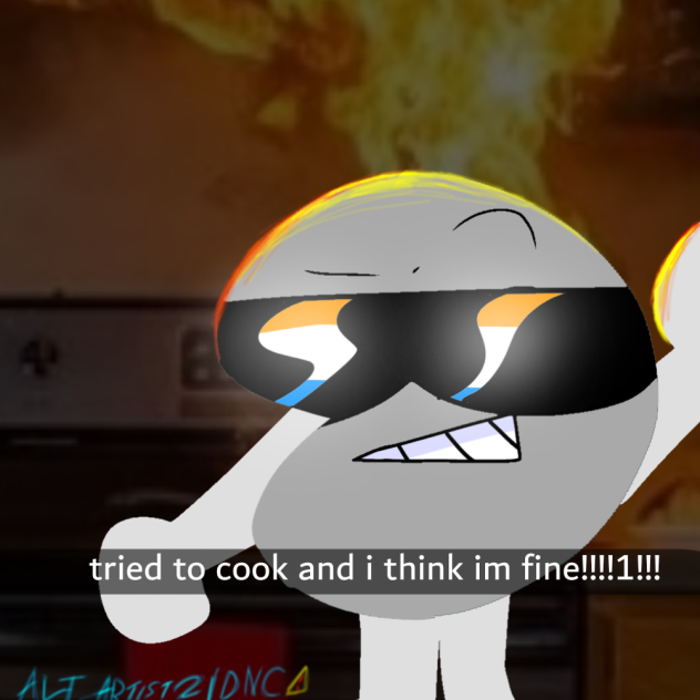 nine tried to cook ,,, - ibisPaint