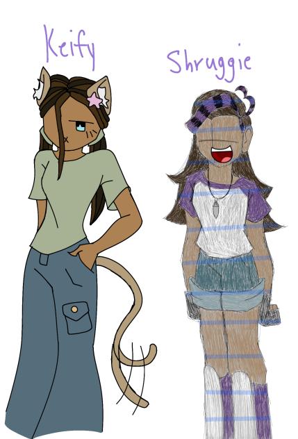 Keify and Shruggie! - ibisPaint