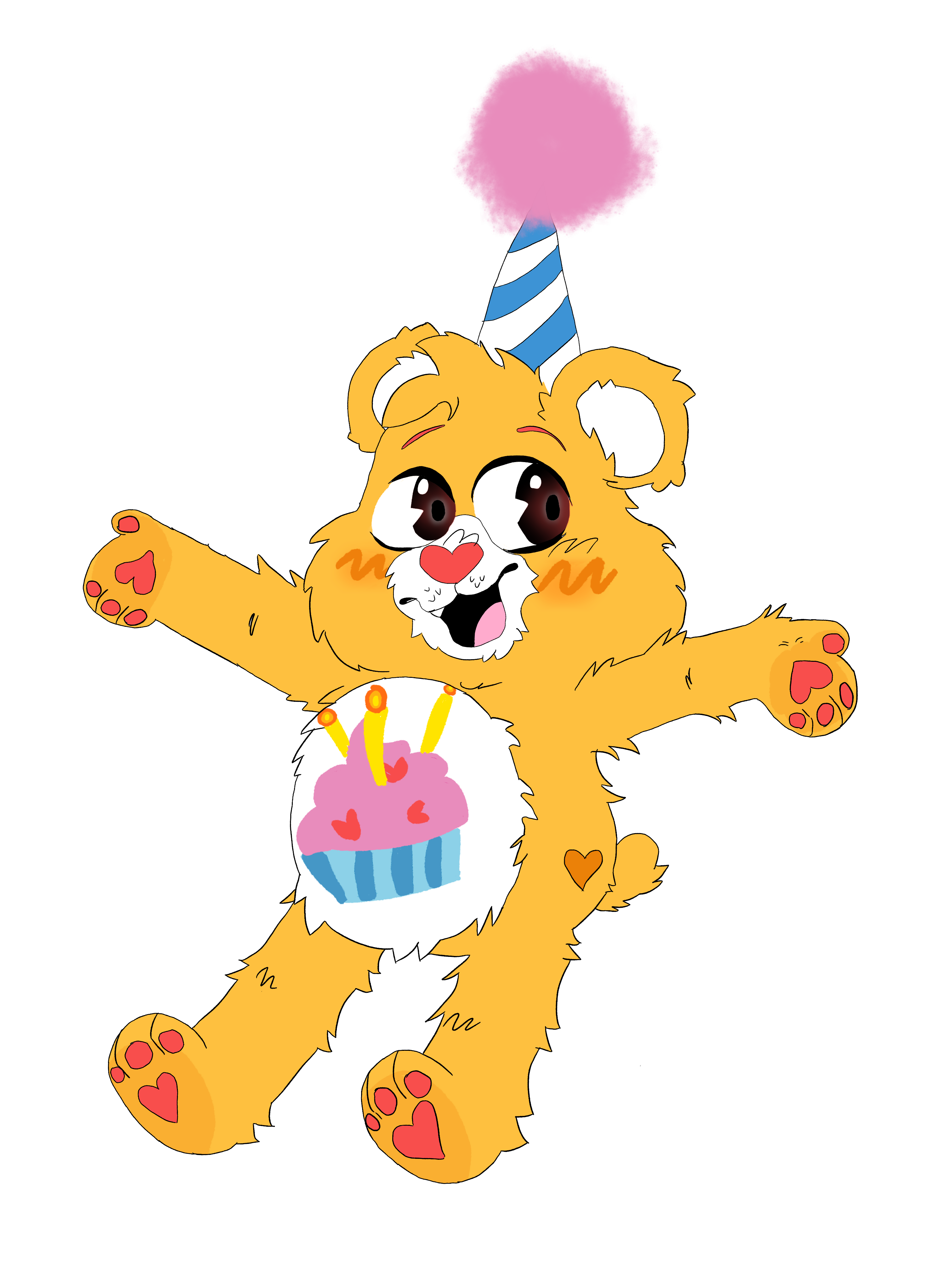 Birthday Bear [Care bears] - ibisPaint