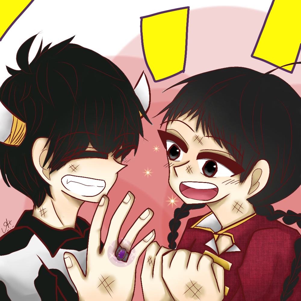 Katekyo Hitman Reborn (Lambo & I Pin) - ibisPaint