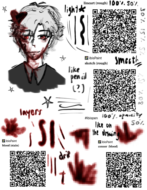 Vampire Blood Brush Set - ibisPaint