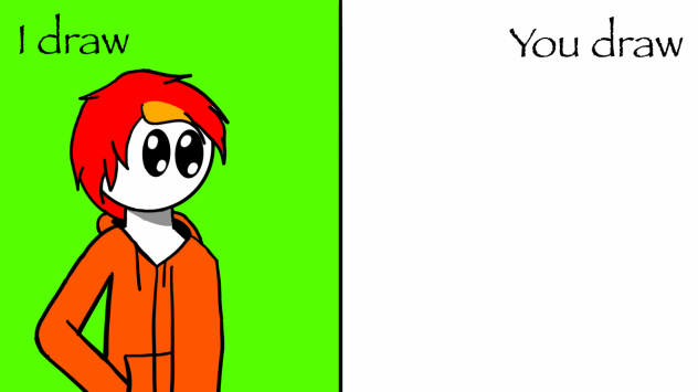 I draw you draw collab - ibisPaint