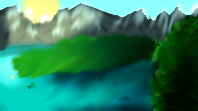 mountains - ibisPaint