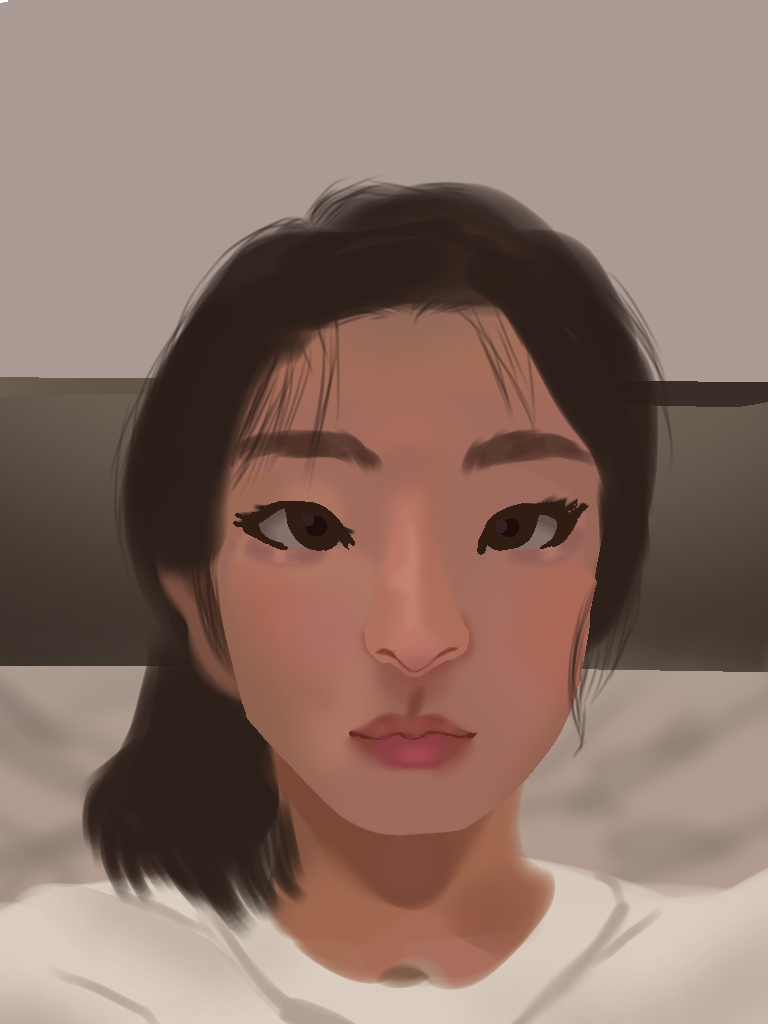 She's js chilling in her room - ibisPaint