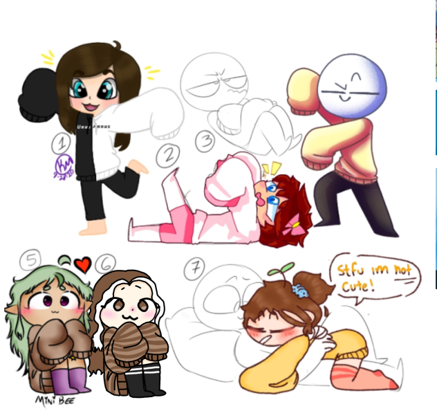 Another collab with Mini Bee lol - ibisPaint