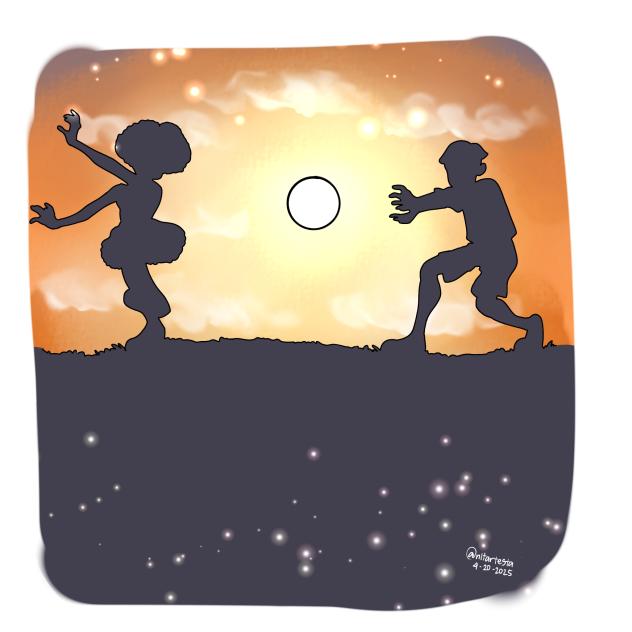 Sunset Chases(April Day 20) - ibisPaint