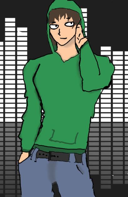 Theodore the chipmunk as human - ibisPaint