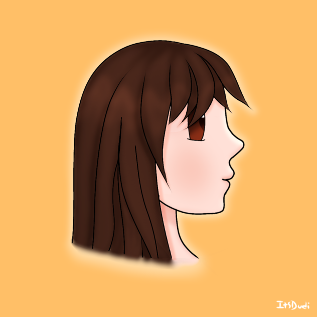 Side Face Girl - ibisPaint