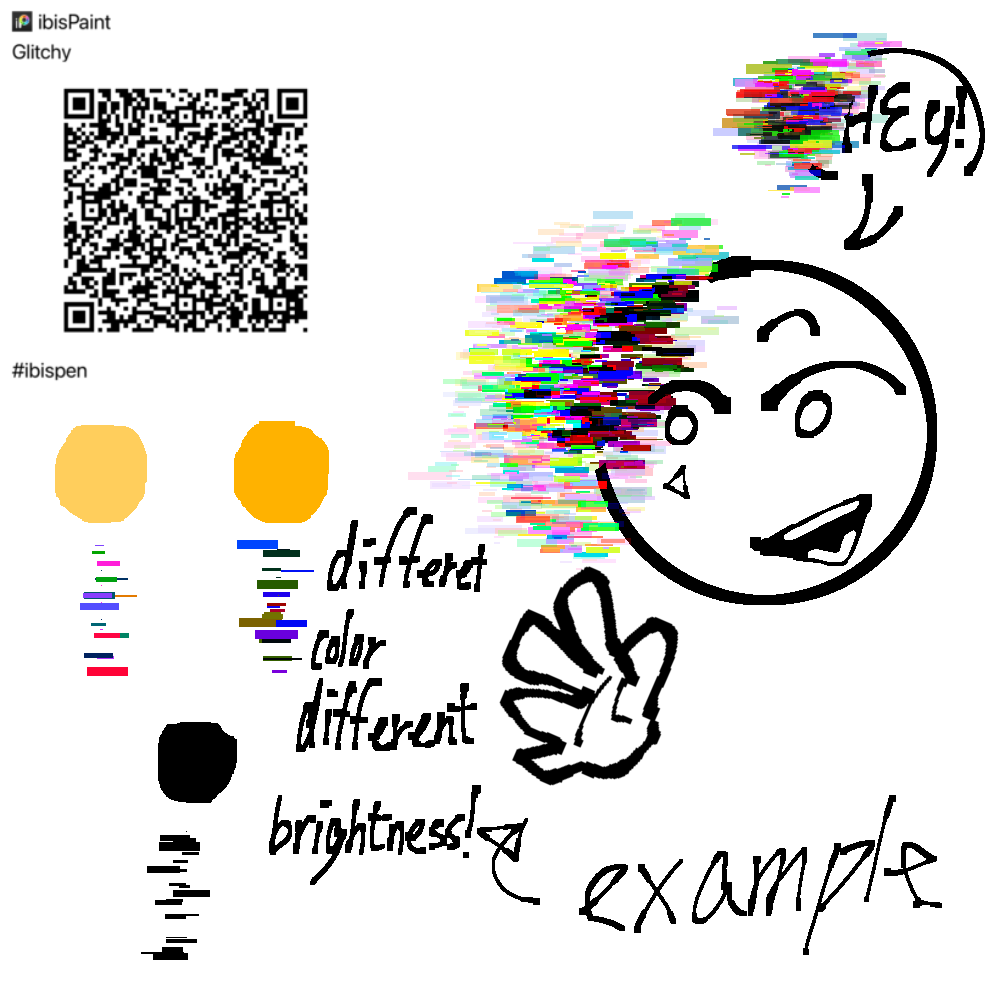 Glitch brush - ibisPaint