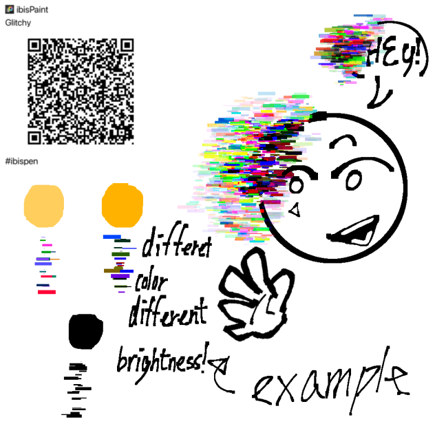 Glitch brush - ibisPaint