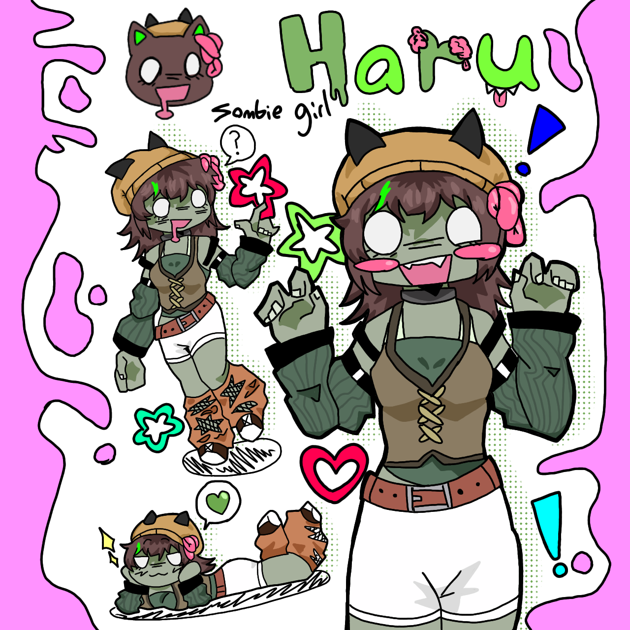 Zombie girl - ibisPaint