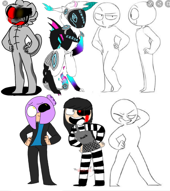 Half Corrupted Collab - ibisPaint