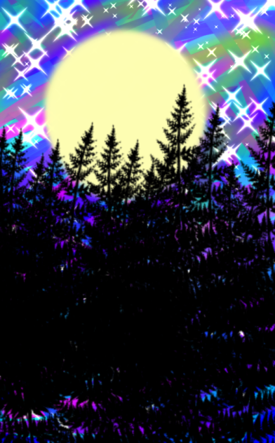 paisaje de noche n°11 - ibisPaint