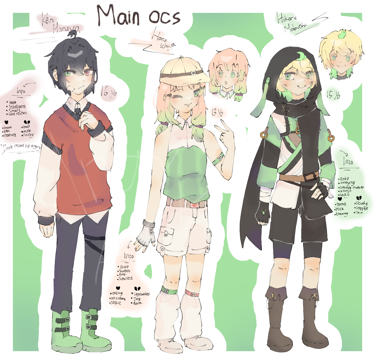 Main OCs Update Ref! - ibisPaint