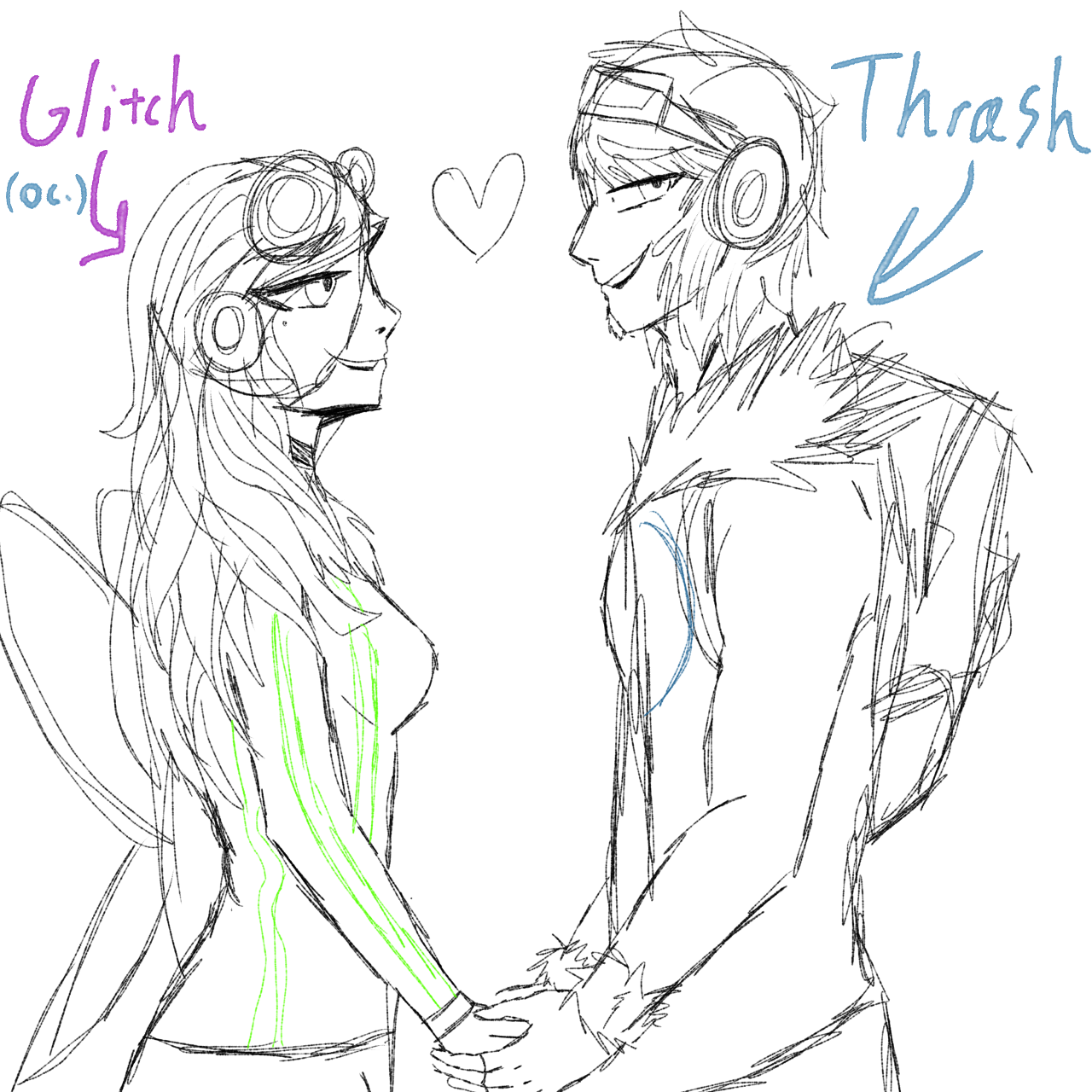 Glitch x Thrash - ibisPaint