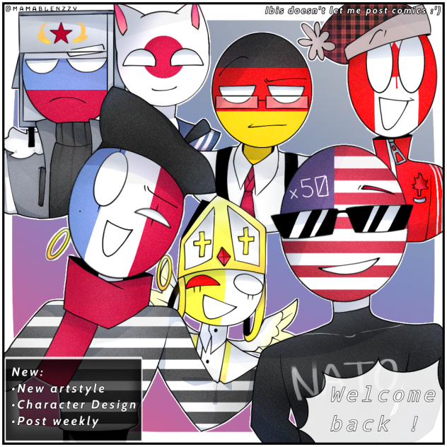 Countryhumans Comic #7 (Welcome Back!) - ibisPaint