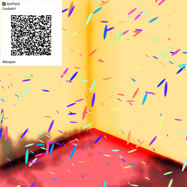 confetti brush!! - ibisPaint