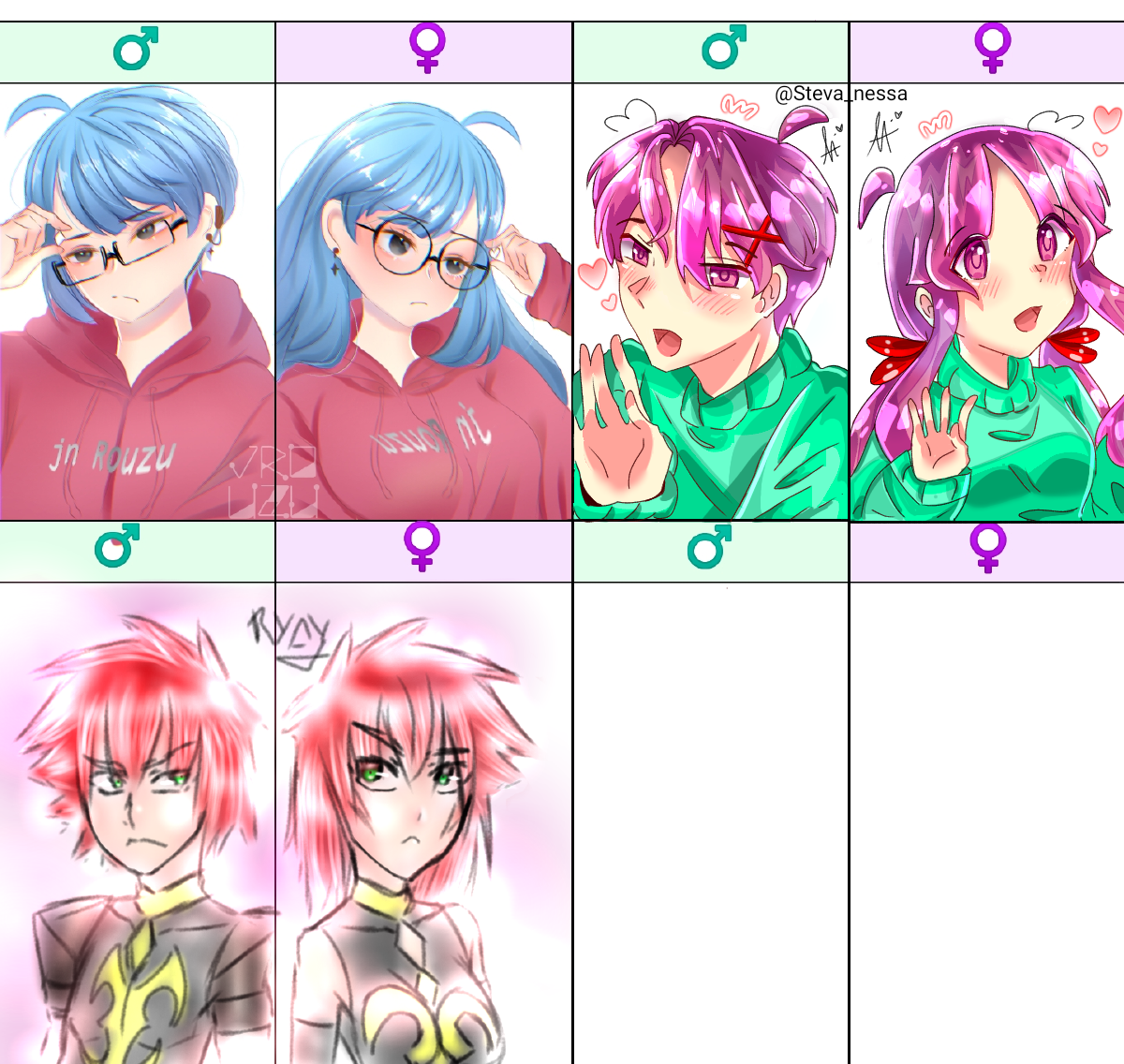 GenderBend Collab - ibisPaint