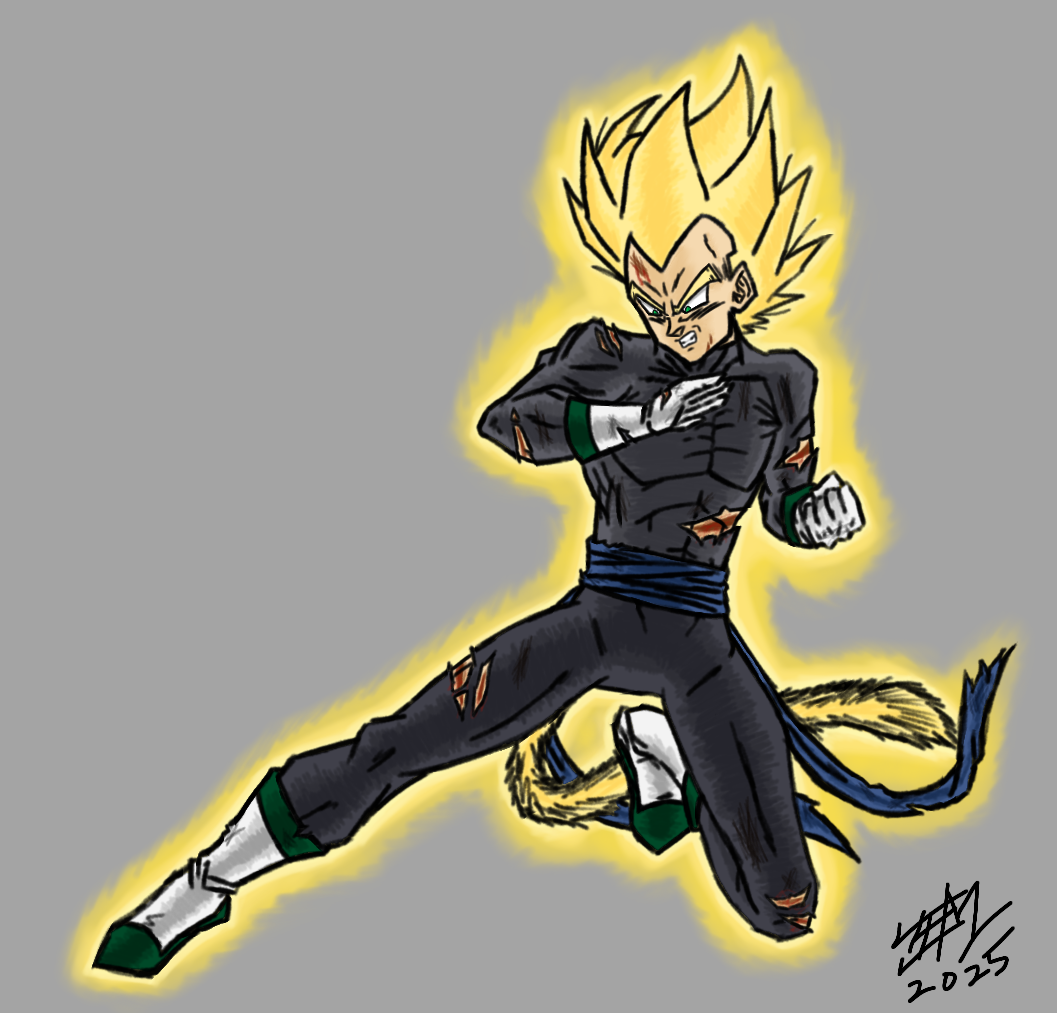Super Saiyan Emerald (Dbz OC) - ibisPaint