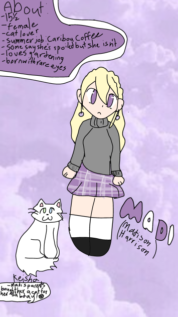 Madi! (Her Violet Eyes) - ibisPaint