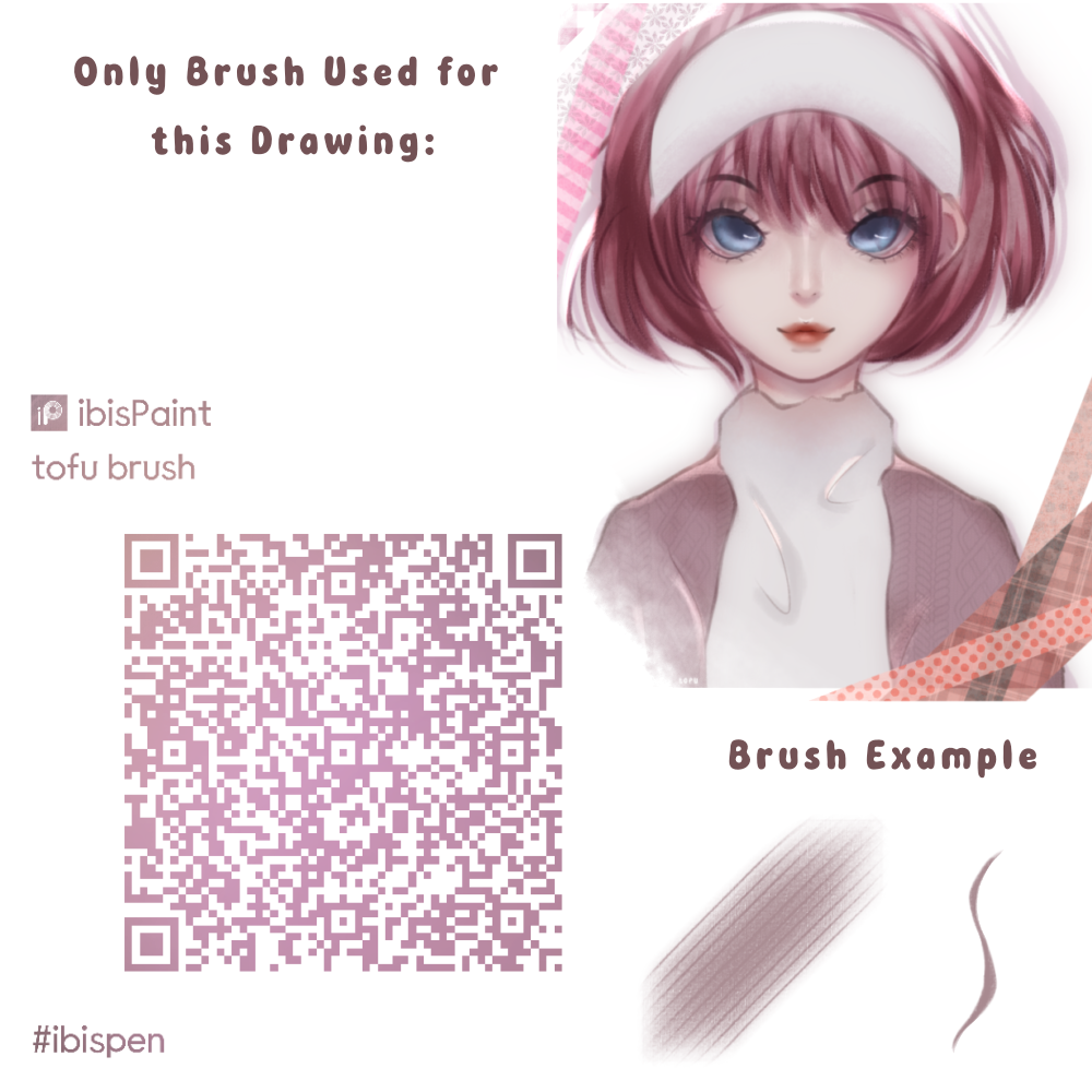 Tofu Brush QR Code - ibisPaint