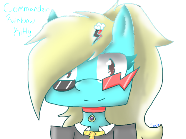 Commander Rainbow Kitty Fanart - ibisPaint